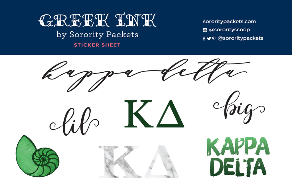 Sorority Stickers – SororityPackets.com