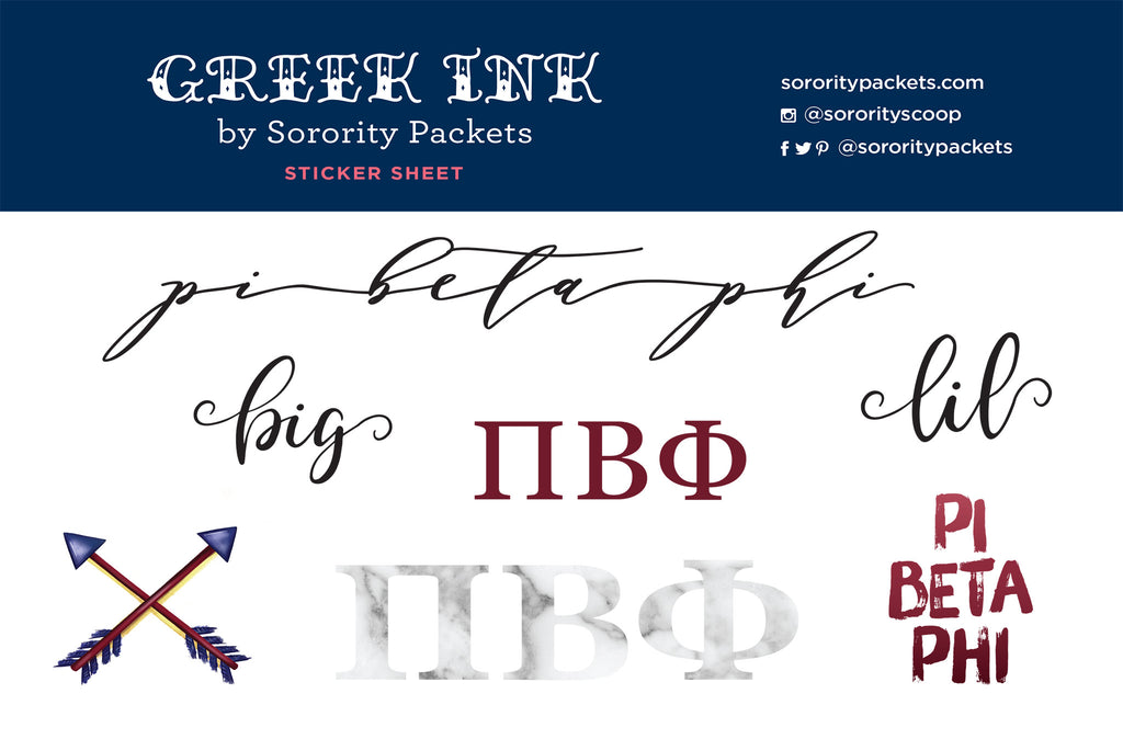 Sorority Stickers – SororityPackets.com