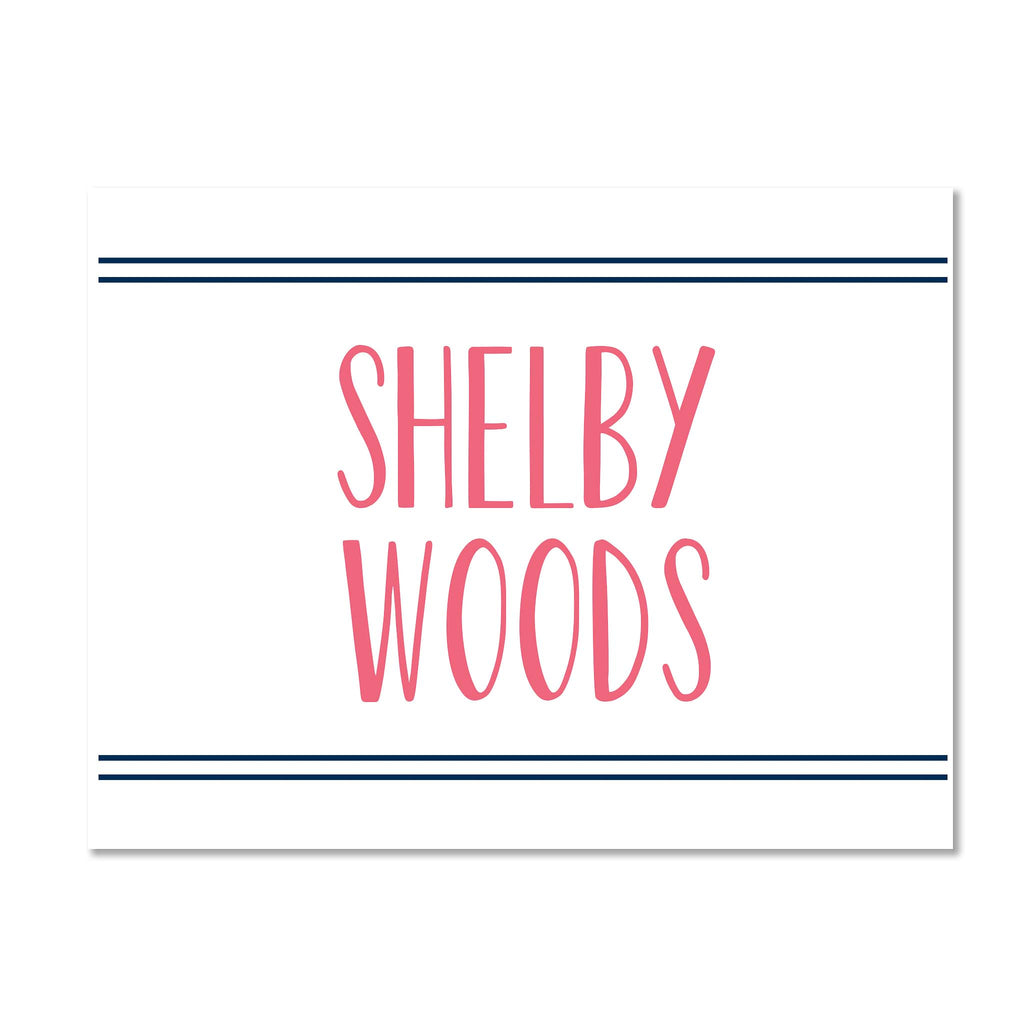 Simply Preppy Personalized Folder Stickers for Sorority Packets ...